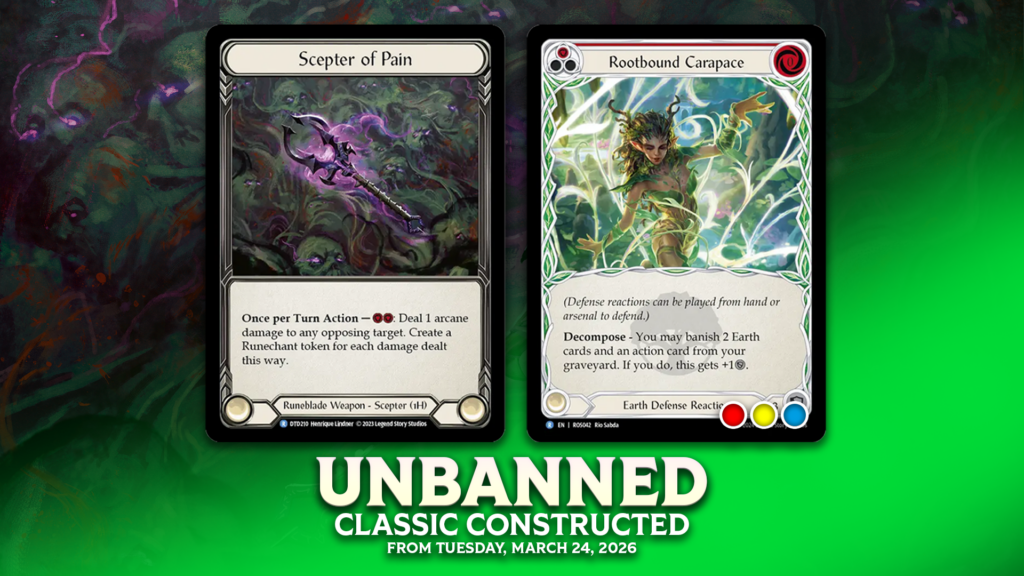 Scheduled Banned and Restricted Announcement - Flesh and Blood TCG